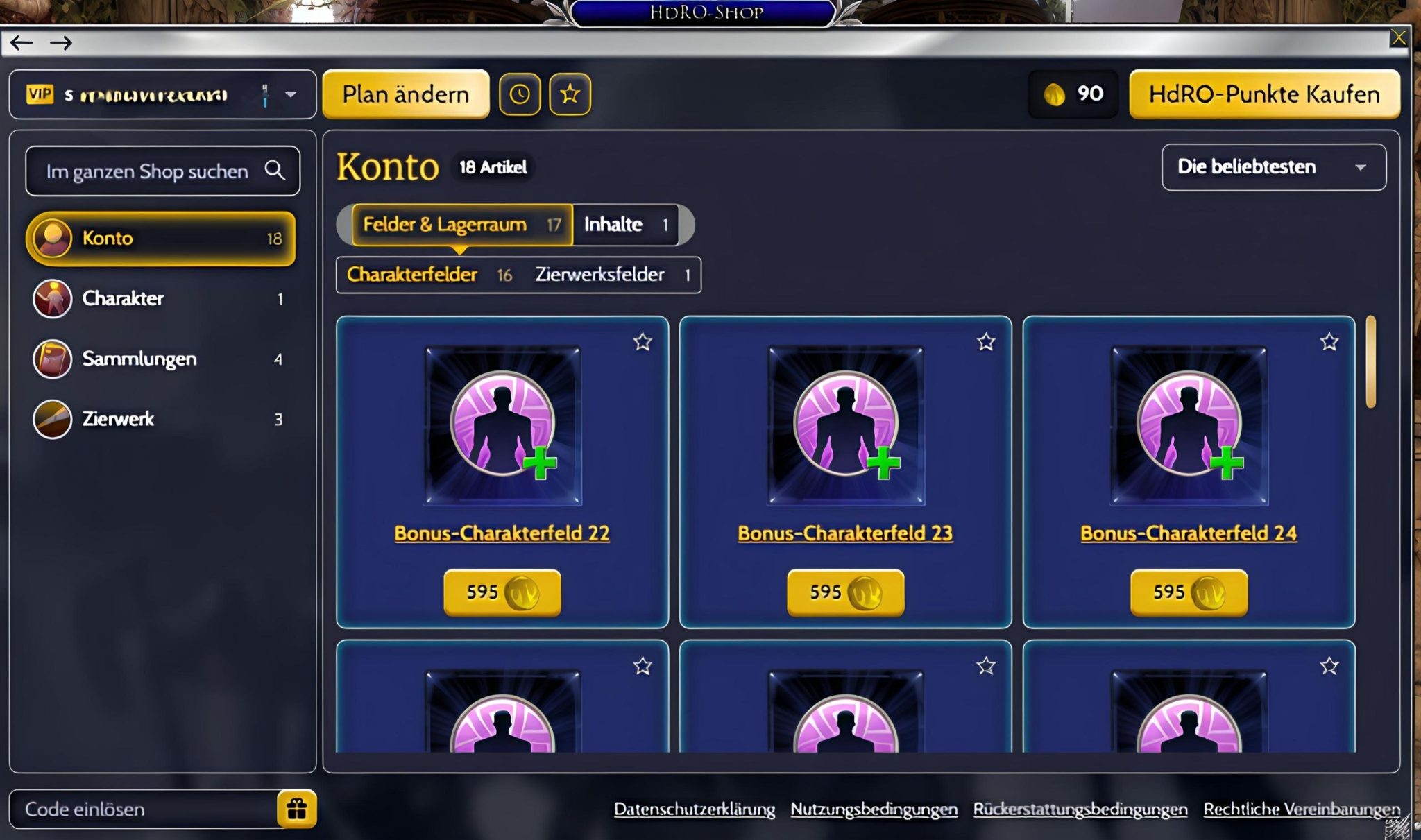 HDRO-Community - Der HdRO-Shop